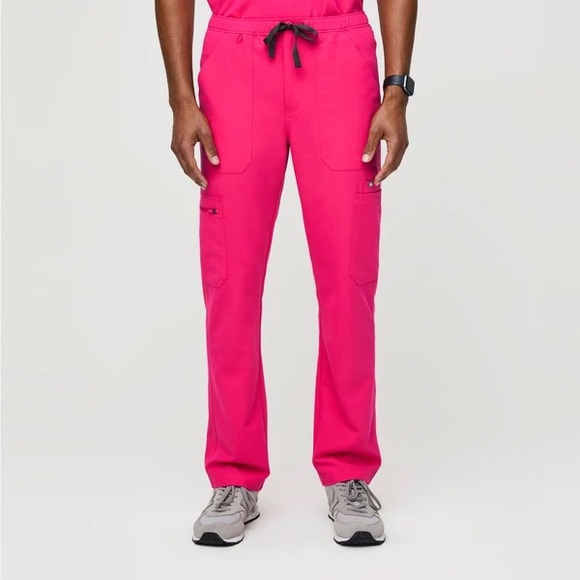 Figs | Pants & Jumpsuits | Nwt Figs Cairo Cargo Pants Shocking Pink ...